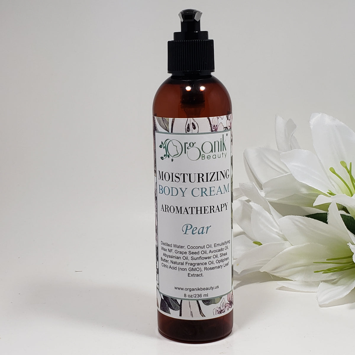 Pear Moisturizing Body Cream by Organik Beauty