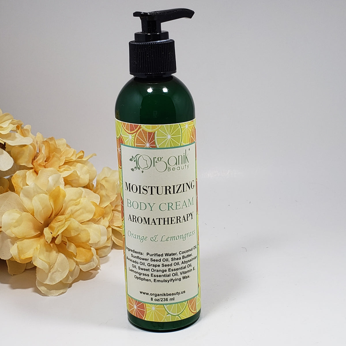 Orange and Lemongrass Moisturizing Body Cream by Organik Beauty